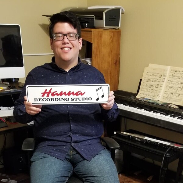 Recording Studio Sign, Music Note Sign, Custom Musician Gift, Gift for ...