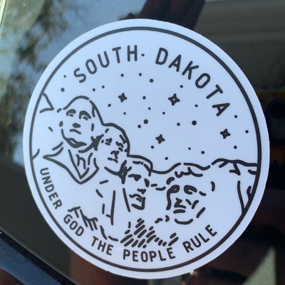 South Dakota Sticker South Dakota Decal Multiple Sizes - Etsy