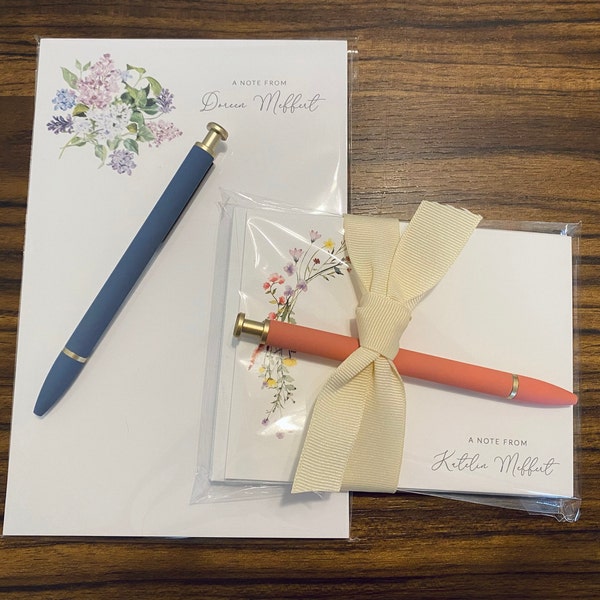 Personalized Stationery for Men, Mens Stationary, Mens Notecards ...