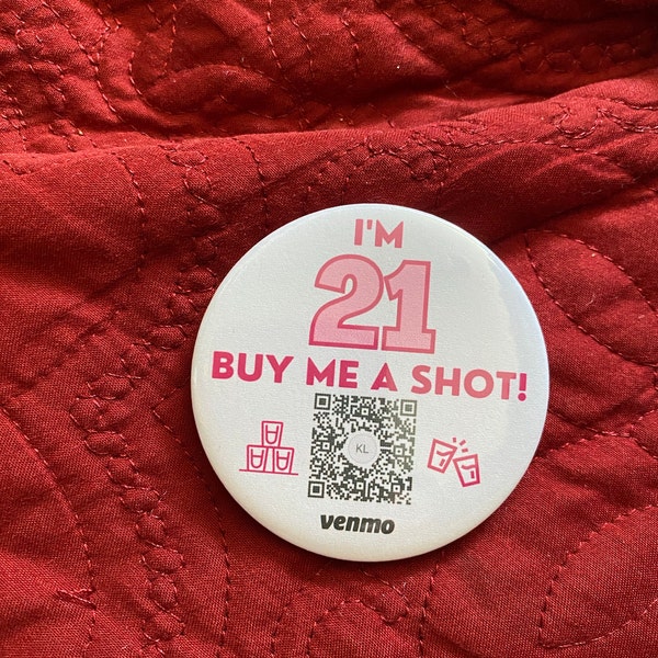 Birthday Venmo Pin Button - Etsy