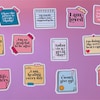 Affirmations Sticky Notes Png Printable Stickers, Inspirational Png ...