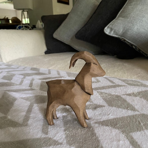 3D Printed Hand-painted Goat of Warding Statue Figure Inspired by ...