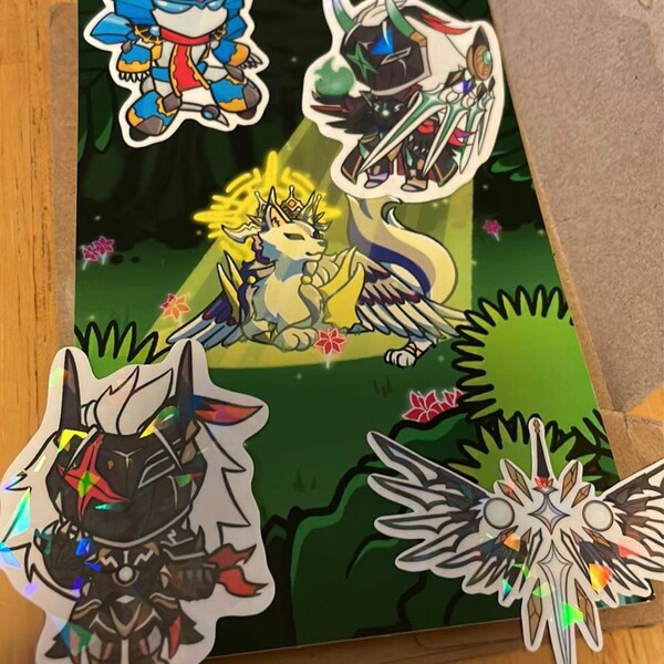 Cardfight Vanguard Stoicheia Unit Stickers - Etsy