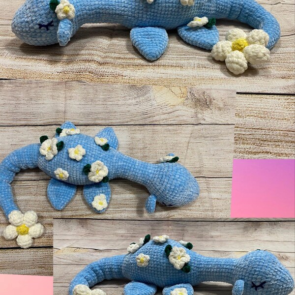 Seaflower Plesiosaurs Crochet Patterns Bundle | Minty Bloom Plesiosaur ...