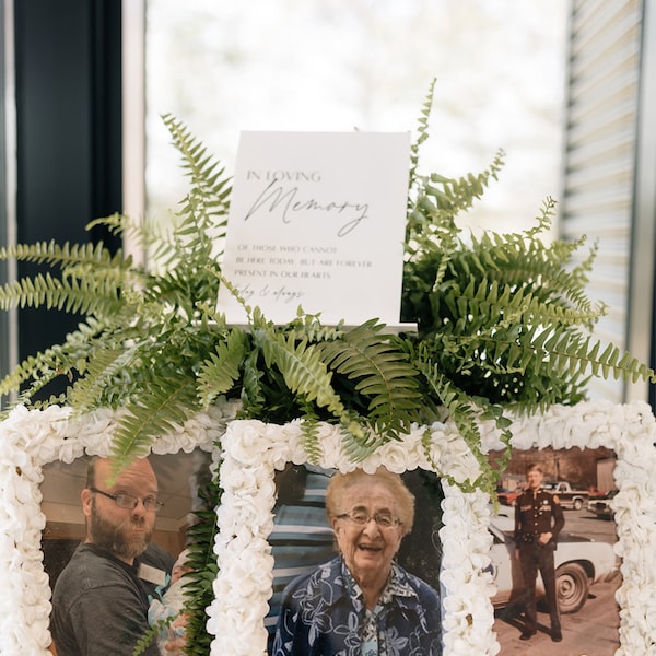 In Loving Memory Table Sign | in Memory Wedding Sign | Modern Script ...