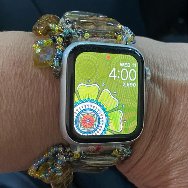 Beige Apple Watch Wallpaper Flowers Apple Watch Face Wallpaper for ...