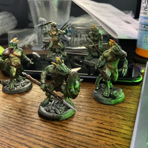 Orc Orog / Half-orc Fighter Barbarian DND Resin 28mm Scale Dungeons ...