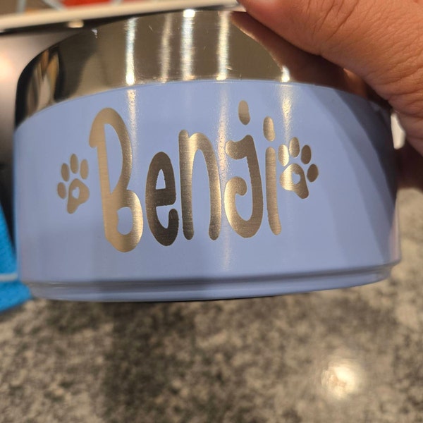 Custom Dog Bowl,personalized Dog Food Bowl With Name,dog Food/water ...