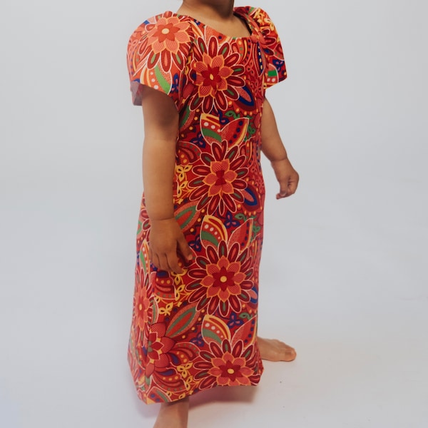 KIDS FILIPINIANA DRESS Floral Patadyong Philippine National Costume ...