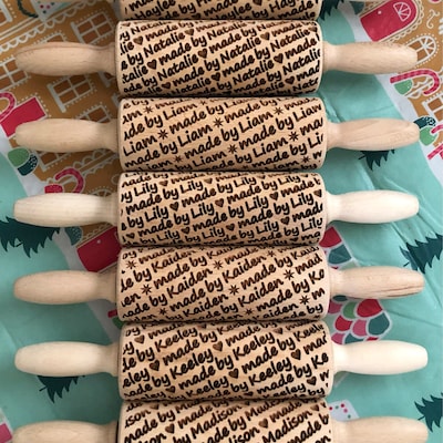 Mickey Mouse Mini Rolling Pin Embossing Rolling Pin Laser - Etsy