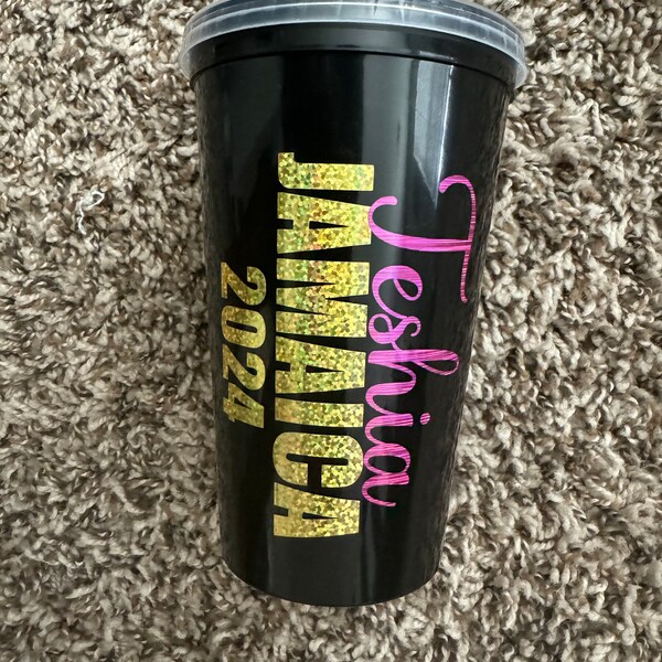 Girls Trip / Custom Name / Girls Trip Gifts / Girls Trip Cups / 22oz ...