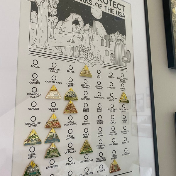 National Park Enamel Pin Sets | National Park Lapel Pin Collection ...