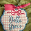 Grandmillennial Bow Nursery Decor Bow Girl Nursery Banner Welcome Baby ...