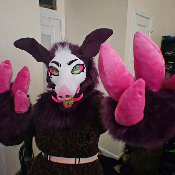 MTO Cloven Hoof Paws / Cow / Goat / Bovine / Yblsuits Pattern / Furry ...