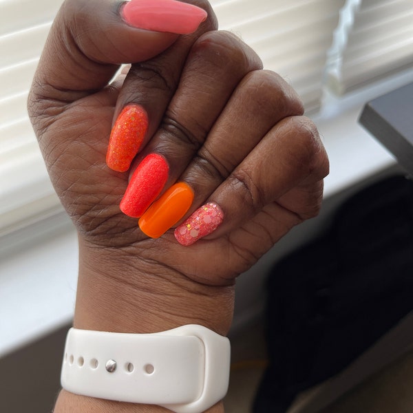 Citrus Cooler Bundle- Dip Powder, Dip Powder for Nails, Dip Nail, Nail ...