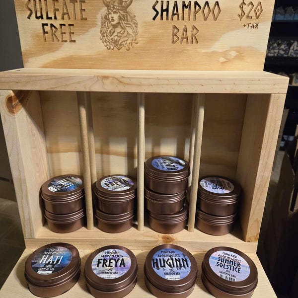 2 Oz Tin Display / 2 5/8" Tin Display / Solid Cologne Display / Lips ...