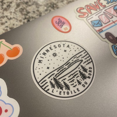 Minnesota Sticker Minnesota Decal Multiple Sizes Bumper Sticker Water ...