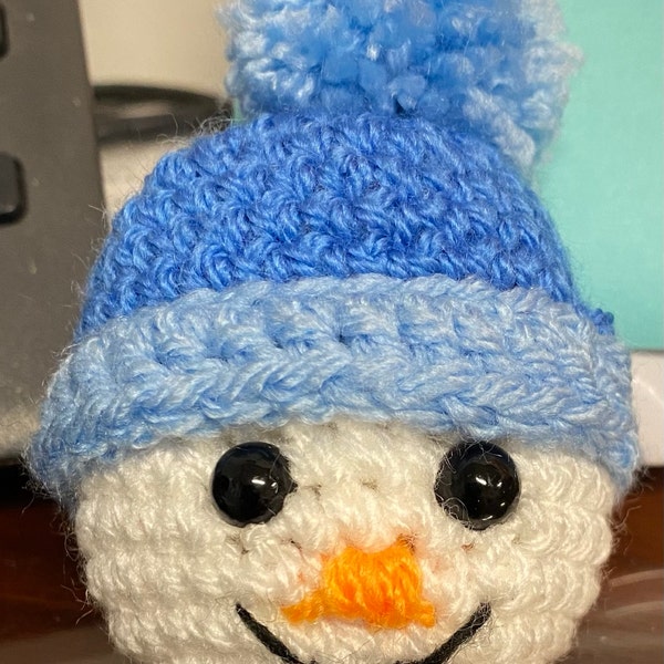 Crochet Snowman Bauble Pattern - PDF Pattern Digital Download in ...