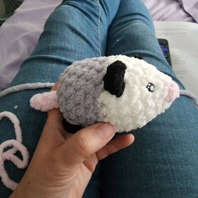 Crochet Possum Pattern NO SEW PDF Download Mini Opossum - Etsy