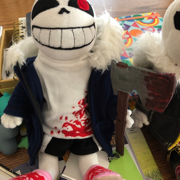Horrortale Sans Plush Toy.underverse.all Parts of the Doll's Clothes ...