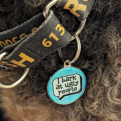 Poop Dog Tag for Your Little Sht Free Personlisation - Etsy UK