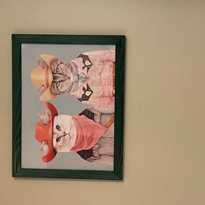 Cowboy Cats Art Print Ginger Cat Cowboys Wall Art Colorful - Etsy