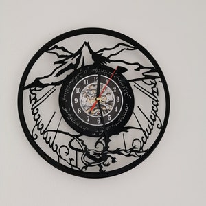 U2 Vinyl Record Wall Clock / Bono Art / Bono Decor / U2 Rock Band / U2 ...