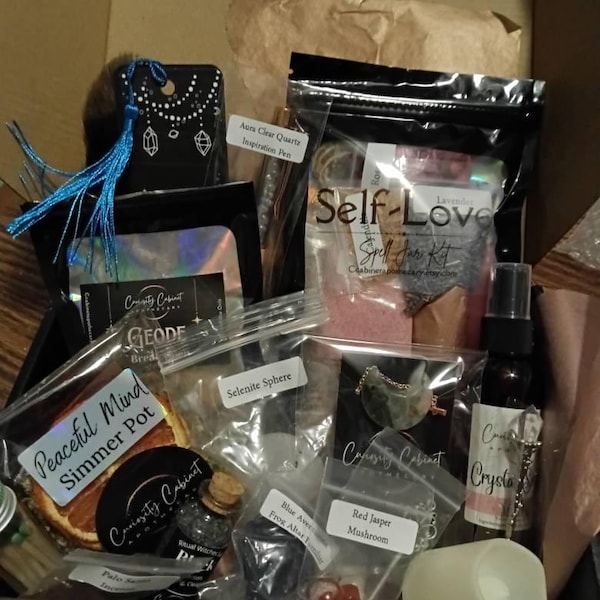 Large Witchcraft Mystery Box Gift Set - Surprise Witchcraft DIY Occult ...