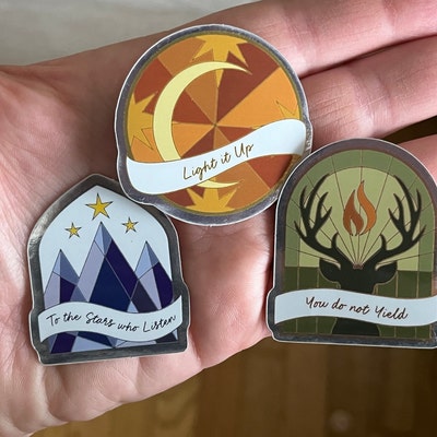 Be Wary, Be Clever, Be Good Matte Vinyl Sticker One Dark Window, the Shepherd King by Rachel ...