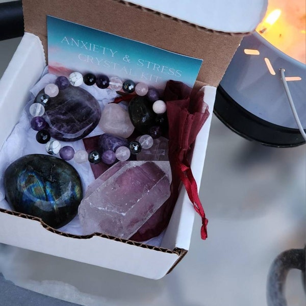Intent Crystal Boxes - Choose Your Energy! Stress Relief, Protection ...