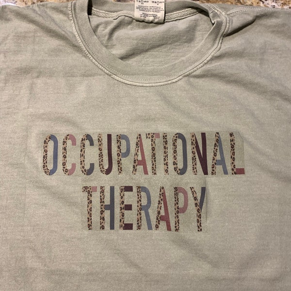 Occupational Therapy PNG, Instant Digital Download, Leopard and Neutral ...