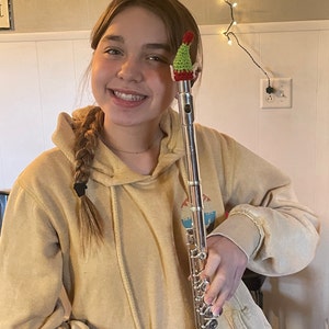 Flutehats, Little Crochet Hat for the Flute, Santa Hat - Etsy