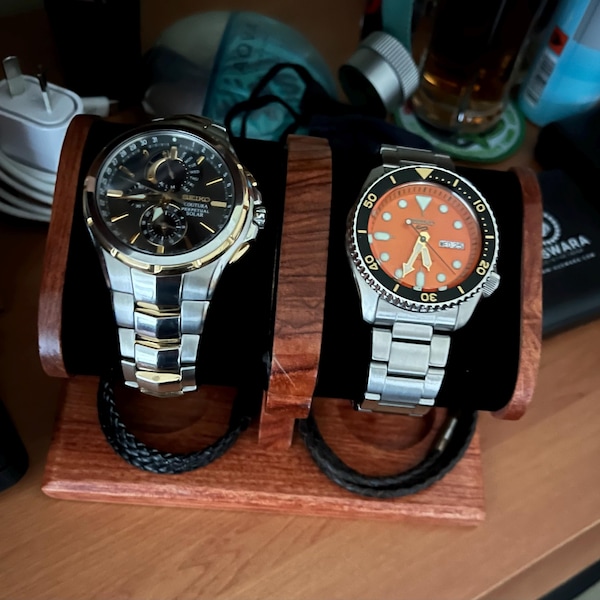 Bimoha 4 Slot Wooden Watch Box - Personalized Storage Box With 4 Slots ...