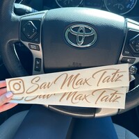 Couples Names Wedding Decal Custom Names Wedding Decal Sticker Card Box ...