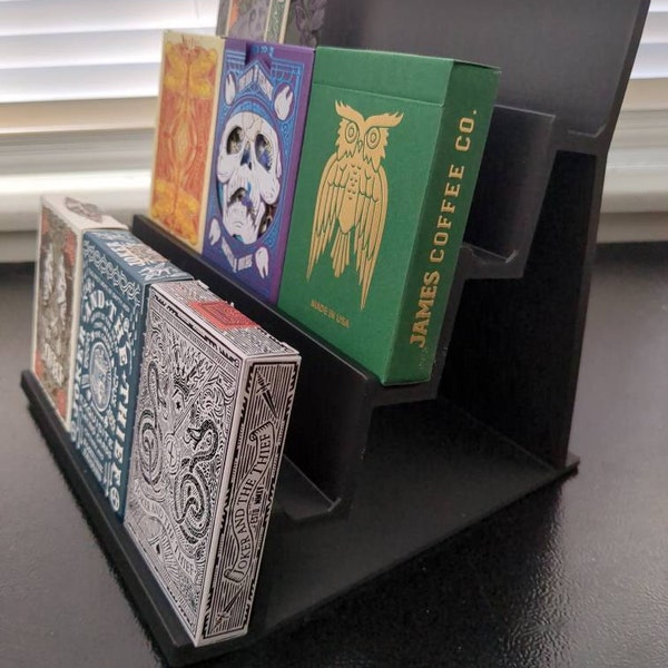 Tarot Cards Deck Display Stand Step Shelf Oracle or Tarot 2" Thick ...