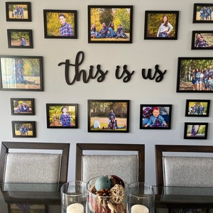 This is Us Sign, This is Us Wall Decor, Dining Room Decor, This is Us ...