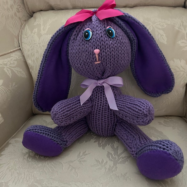 Bunny Knitting Machine Pattern PDF ONLY Addi Sentro - Etsy