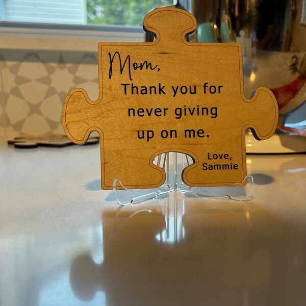 Puzzle Piece Decor, Gift for Mom, Teacher Appreciation Gift, Coworker ...