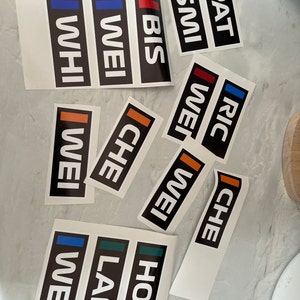 MA001 Racing RC 1/12 1/10 A5 Filler Sheet Stickers Mardave Kamtec ...