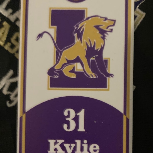 Custom Sports Team Bag Tag, Bag Tags for Football, Hockey, Baseball ...