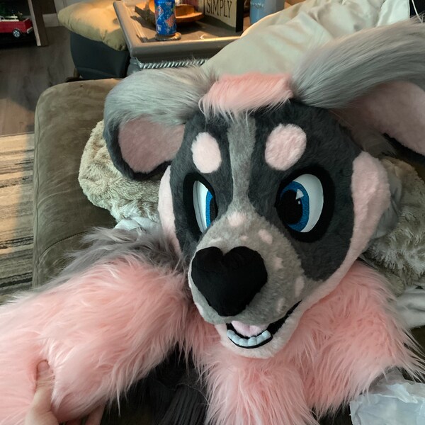 Cyber Kitty Fursuit Head - Etsy