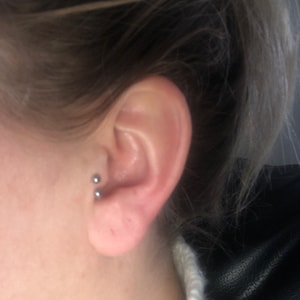 Horseshoe Ring Piercing 3/4mm Ball Piercing Surgical Steel - Etsy