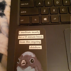 I'd Sell You to Satan For One Corn Chip Magnet Bird | Etsy