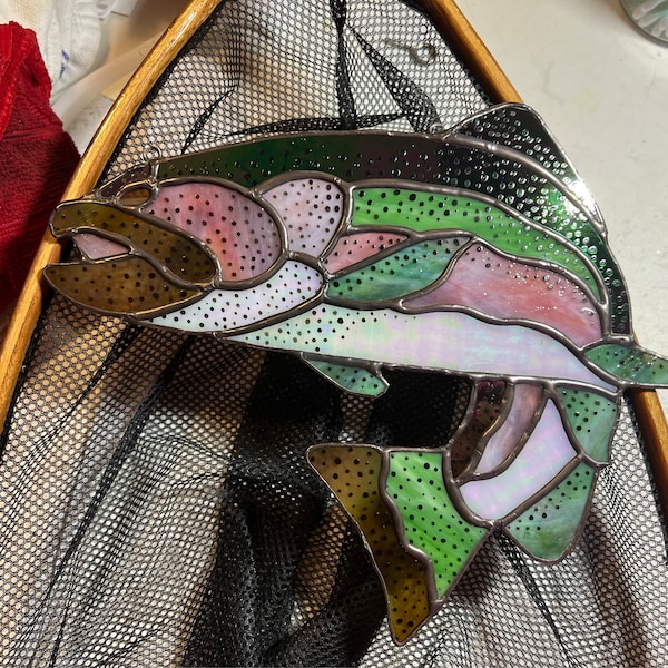 Largemouth Bass Stained Glass Pattern - Etsy