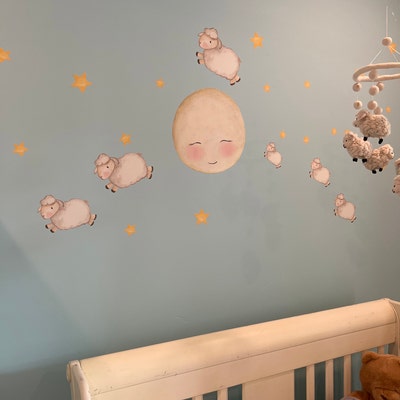 Happy SUN Fabric Wall Decal Toodles Decal Studio - Etsy