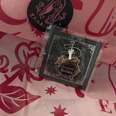 Cauldron Blessed Nesta ACOTAR Enamel Pin - Etsy