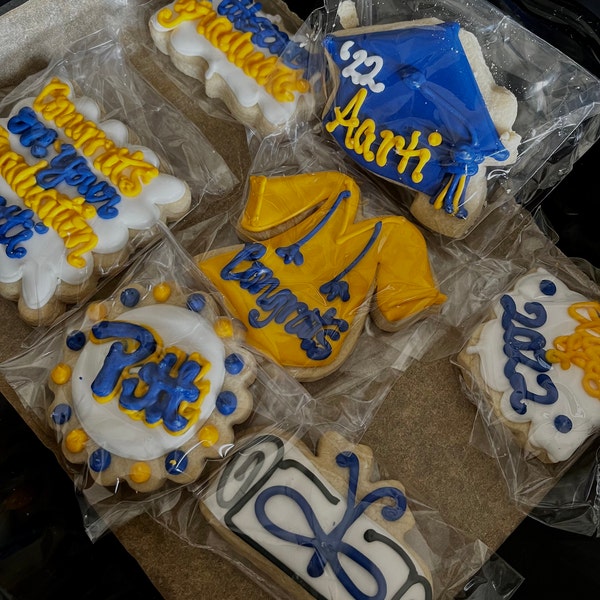 University of Pittsburgh Sugar Cookies - Etsy