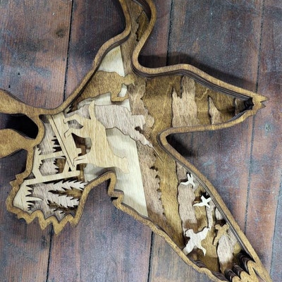 San Francisco SVG California Laser Cut Files 7 Layer Art - Etsy