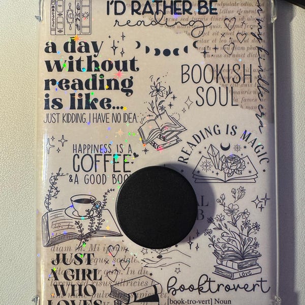 Kindle Insert Kindle Srickers Brown Paper E-reader Holographic Insert ...