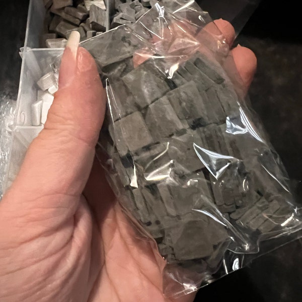 Miniature Pavement Model Stone Bricks / Tiles for Modelling and ...